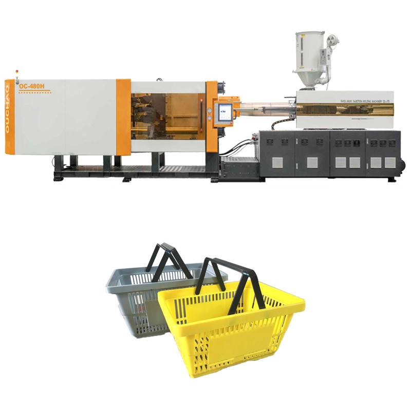 Ouco 480t Hydraulic Servo Plastic Shopping Basket Injection Molding Machine